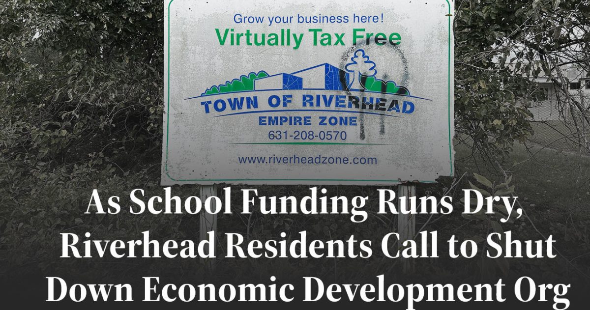 As School Funding Runs Dry, Riverhead Residents Call to Shut Down…